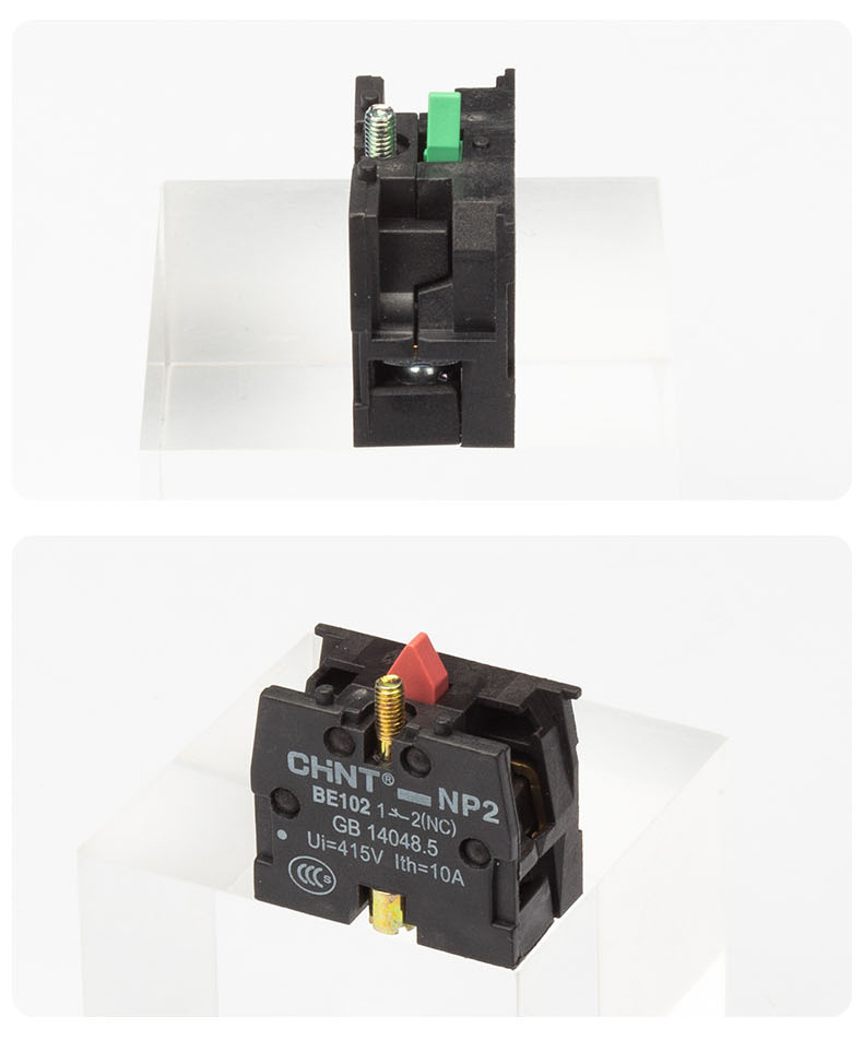 正泰NP2系列按钮开关用触点NP2-BE101常开绿色 NP2-BE102常闭红色-阿里巴巴