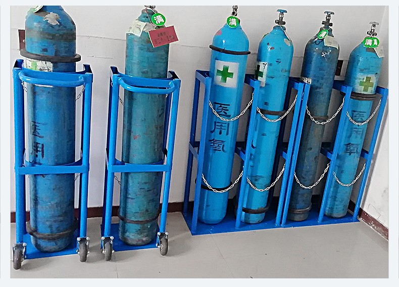 40L气瓶固定架乙炔氧气瓶固定支架10L实验室防倒架防倾倒装置-阿里巴巴