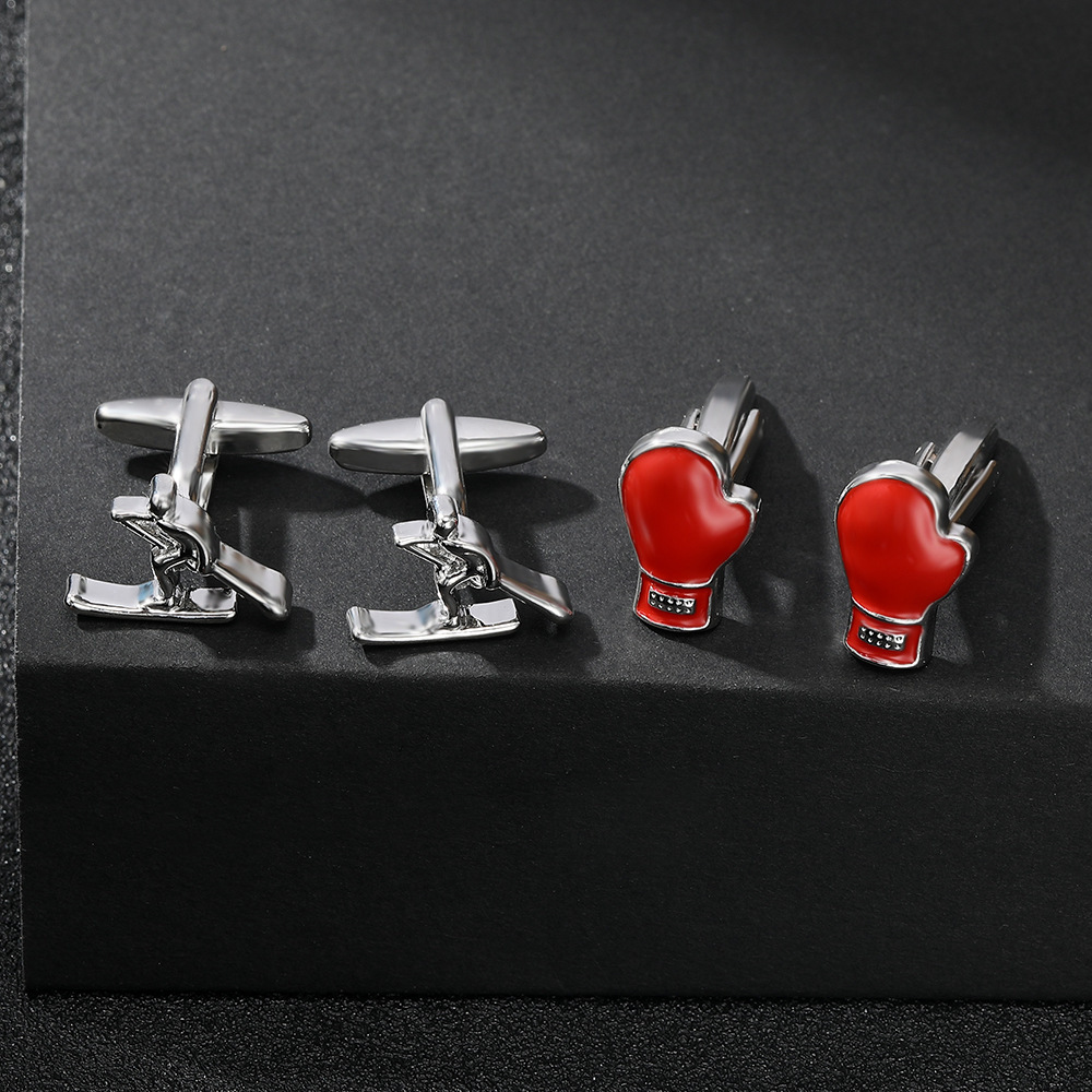 欧美新品时尚运动男士法式衬衫袖扣优质袖钉cufflinks Temu货源-阿里巴巴