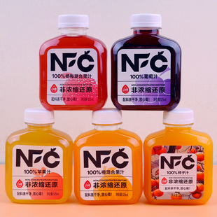 动康NFC100%非浓缩还原325ml苹果汁葡萄汁杨梅混合汁橙混合果汁-阿里巴巴