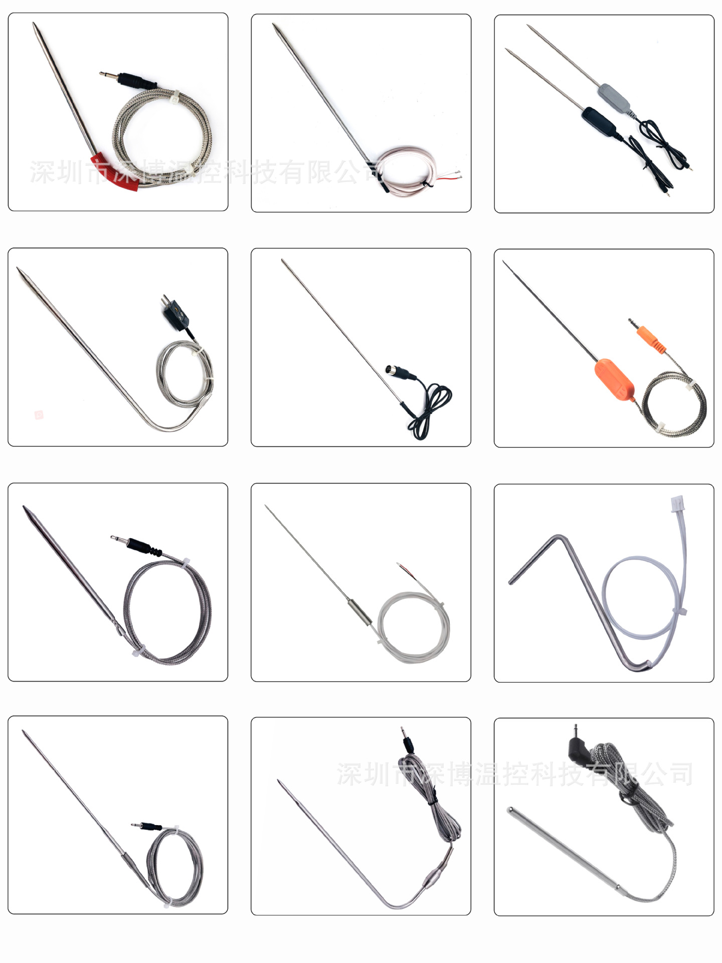 BBQ烧烤探针NTC探头热敏电阻380度钢网线温度传感器生产厂家批发-阿里巴巴