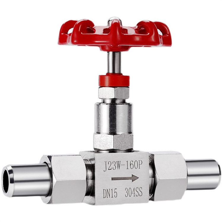 J23W-160P 不锈钢焊接式针型阀J23W外螺纹活接针形阀 高压截止阀-阿里巴巴