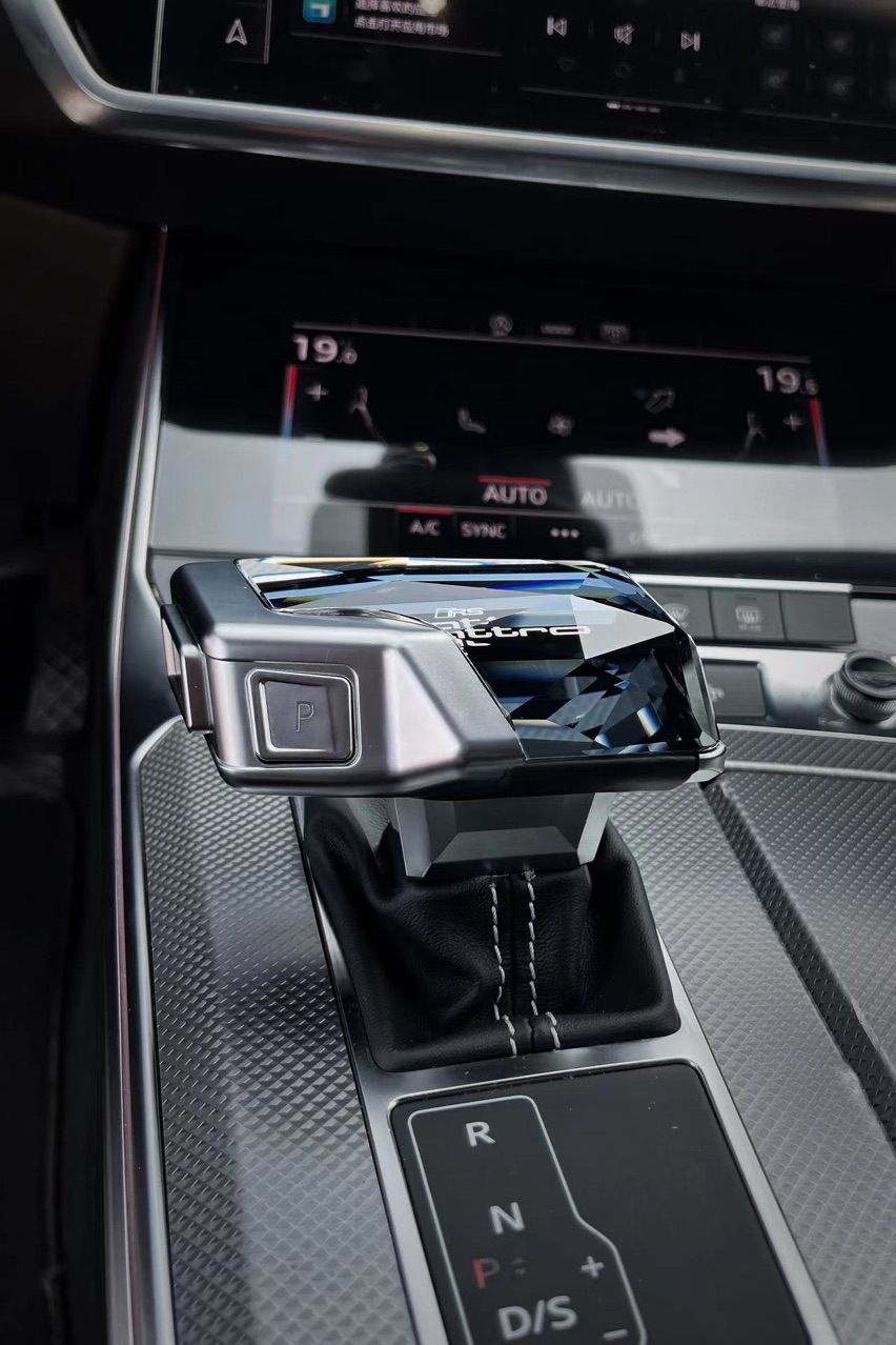 适用于奥迪A4L A6L A7 Q7 A8 改装水晶档把LED发光带灯替换档把-阿里巴巴