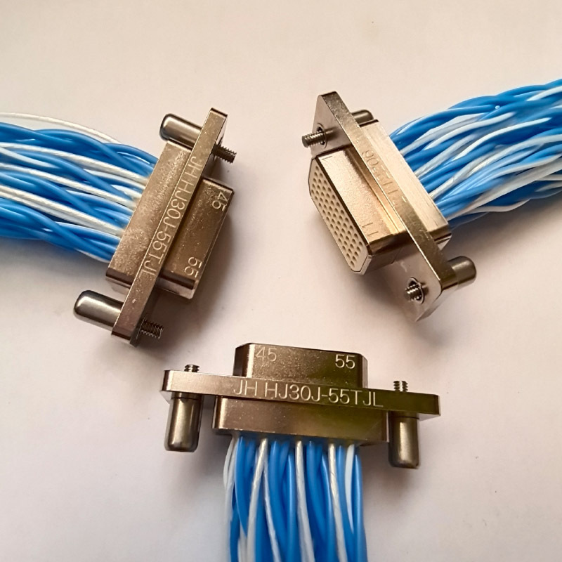 西安锦宏压接式高速传输矩形连接器插座HJ30J-100ZK HJ30J-100ZKP-阿里巴巴