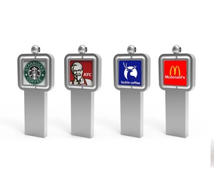 新款U盘双面滴胶LOGO发光LOGO 8G 16G 32G 64G 128G可选容量-阿里巴巴