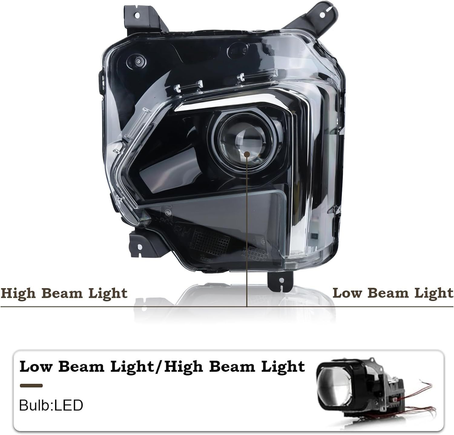 85596373 85596374适用于2022-2024款雪佛兰TRAVERSE前照大灯-阿里巴巴