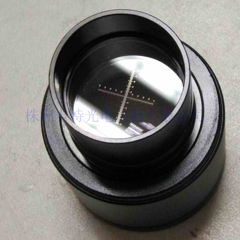 C7分化板显微镜投影目镜镜片0.1mm测微十字标尺-阿里巴巴