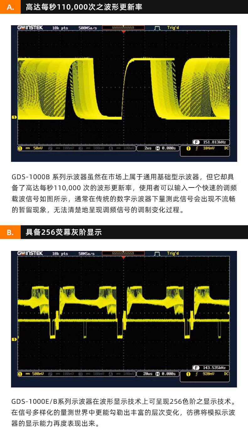 数字存储示波器 双通道四通道 GDS-1000系列 GDS-1104B 全新正品-阿里巴巴