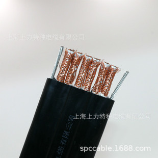 YFFB耐低温行车扁电缆 YVFB升降机天车用扁电缆 钢丝加强型4*2.5-阿里巴巴