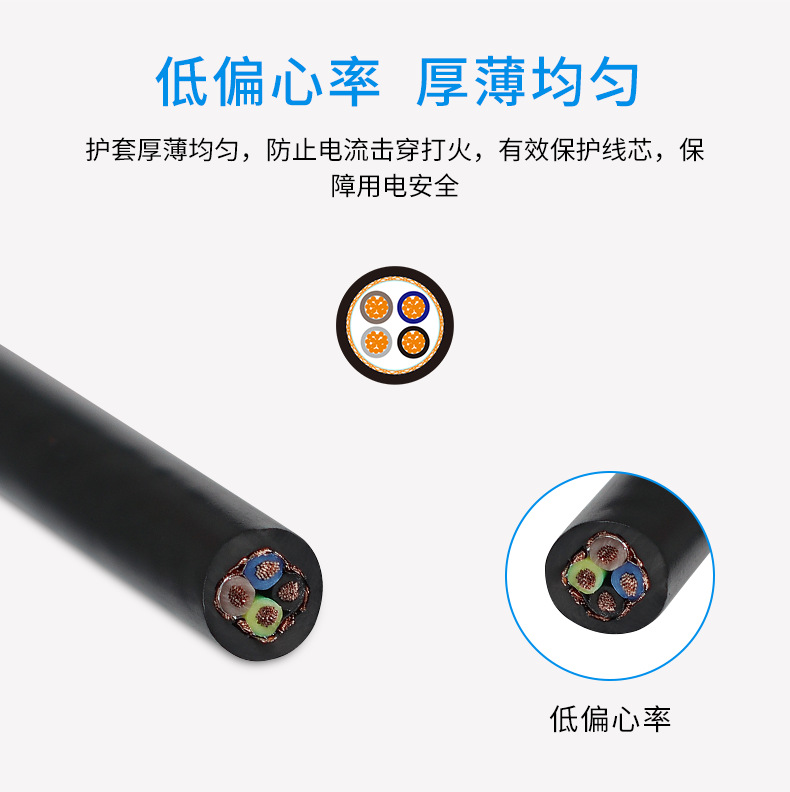 RVVP 4*1.0平方双屏蔽线国标纯铜芯4芯控制信号屏蔽软护套电缆-阿里巴巴