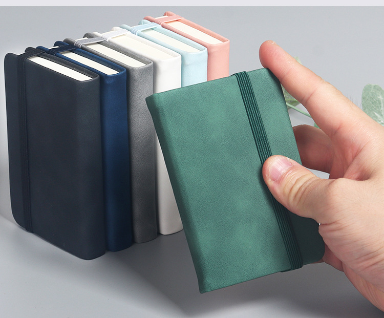 【A7口袋本】新款便携小巧口袋本PU材质绑带迷你可爱口袋笔记本子-阿里巴巴