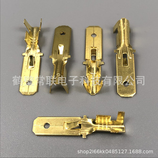 DJ612-6.3C 0100291 国产6.3系列黄铜端子 C尾部 汽车连接器端子-阿里巴巴