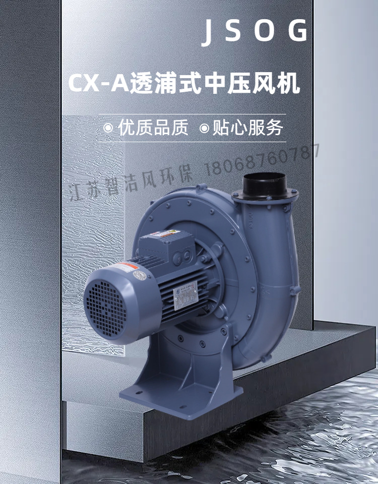 CX-75A铝合金低噪音透浦式鼓风机 风口旋转 415v变频调速中压风机-阿里巴巴