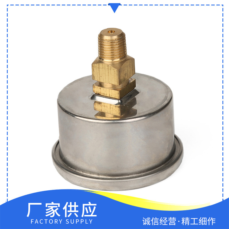 供应YN-40Z轴向耐震压力表来图来样40mm充油式防震压力表-阿里巴巴