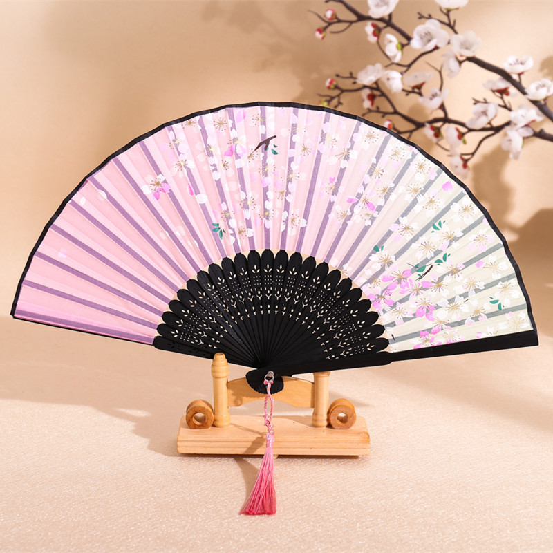 2pcs Ancient Hanfu fairy dress Folding Fans for women girls Chinese ...