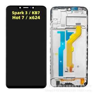 适传音tecno Spark3 KB7 infinix HOT7 X624液晶显示屏幕总成 LCD-阿里巴巴
