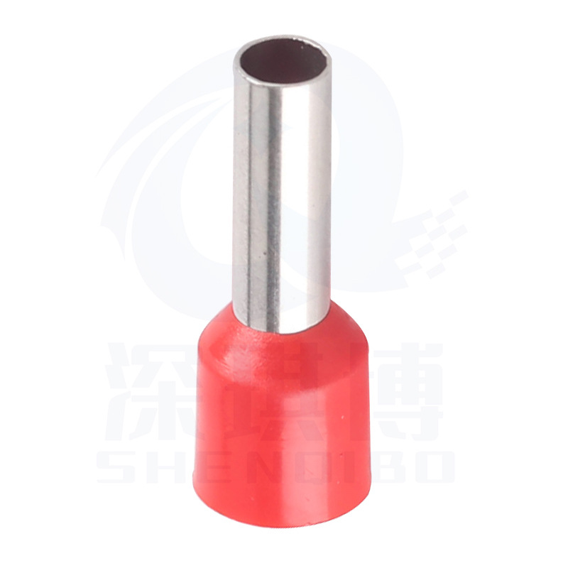 管型端子E0508 VE1008 E1508针型端子欧式冷压接线端子压线耳黄铜-阿里巴巴