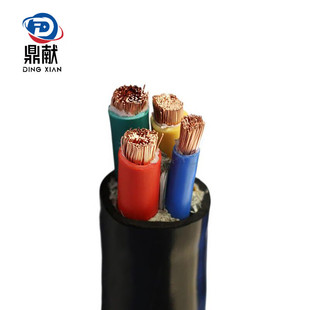 鼎献 电线电缆 RVV3*6+1*4平方 3+1芯 3+2芯 4+1芯 多芯国标电源-阿里巴巴