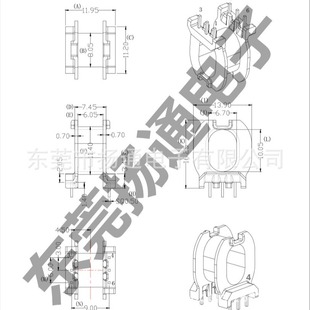 ATQ18骨架变压器骨架ATQ19骨架卧式ATQ18电木骨架 1811-阿里巴巴