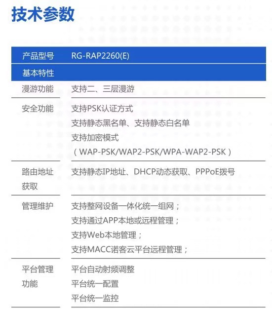锐捷 无线千兆WIFI6企业级吸顶AP 双频3200M RG-RAP2260(G)/(E)-阿里巴巴