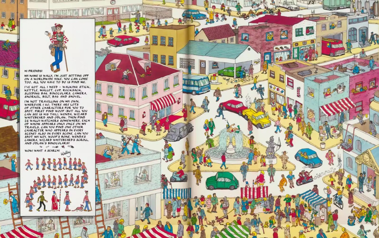Where's Wally 威利在哪里7册 寻找威利英文原版专注力训练图画书-阿里巴巴