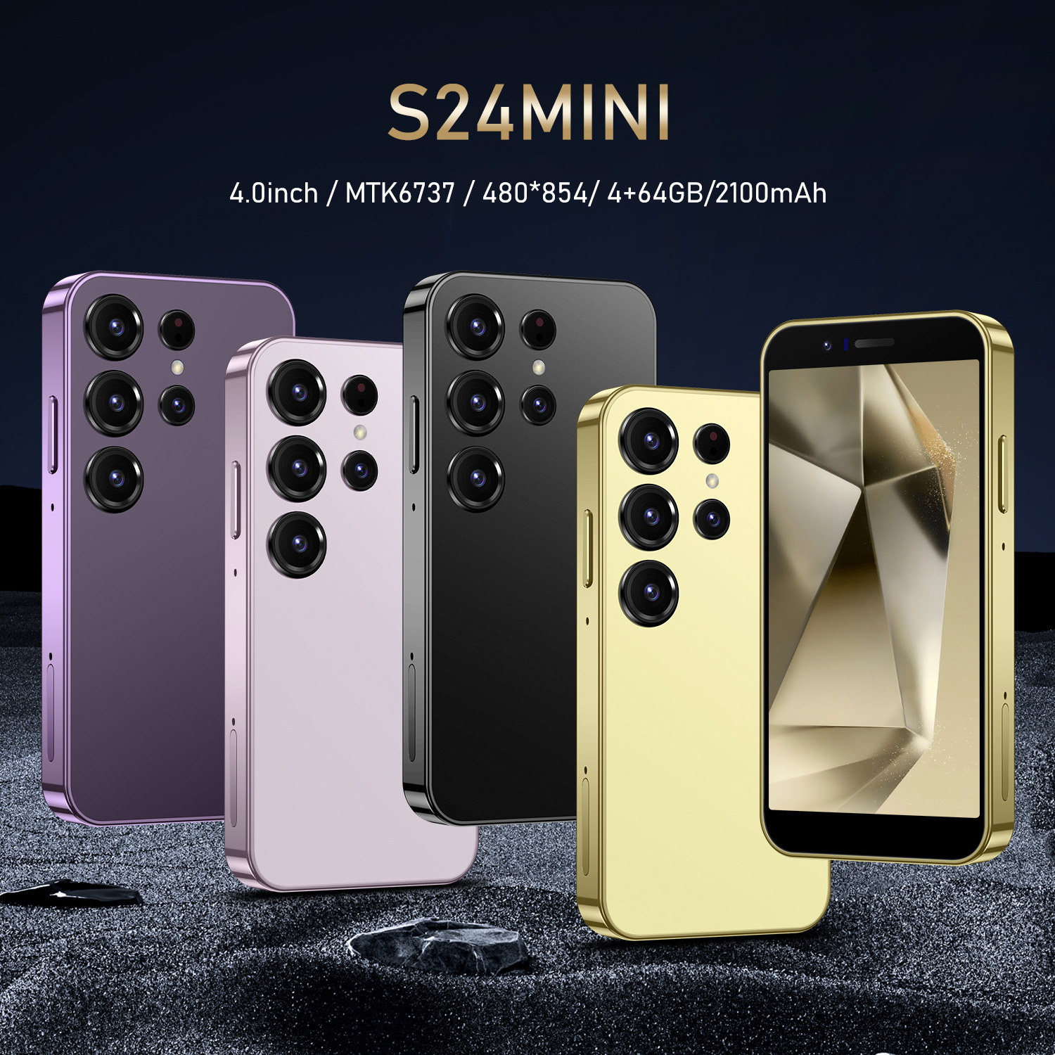新款跨境热销S24 mini 双卡安卓8.1 4.0寸儿童迷你备用机智能手机-阿里巴巴