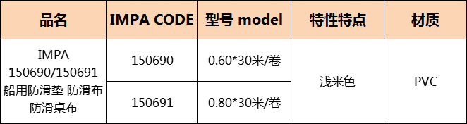 防滑布IMPA 150690 150691 船舶物料防滑垫防滑桌布 30米/卷-阿里巴巴
