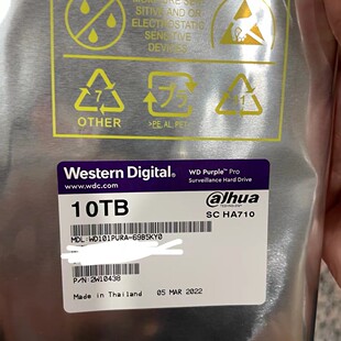 紫盘 10TB 硬盘安防监控 WD101PURA 监控10TB 102PU-阿里巴巴