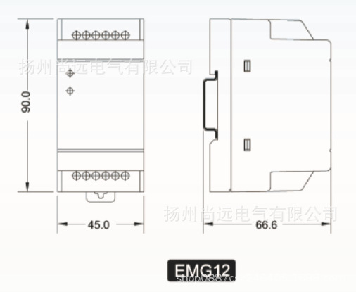 ODES澳德思协澳UEG/C-2H2D双位置中间继电器-阿里巴巴