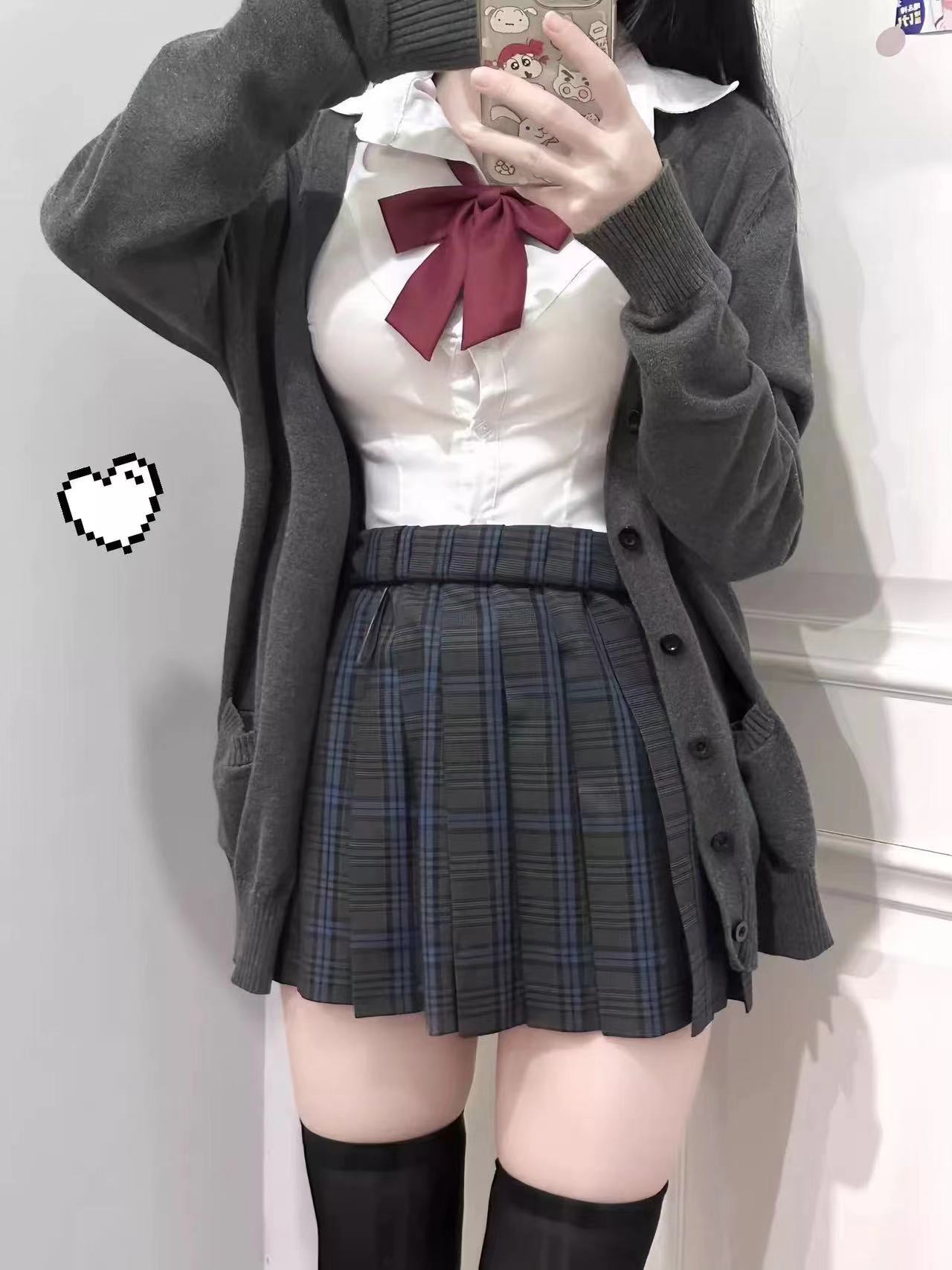 川岛&凛凛/新款校供感jk格裙学生半身短裙女JK制服百褶裙穿搭-阿里巴巴