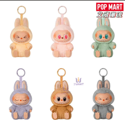 现货POPMART泡泡玛特 LABUBU拉布布坐坐派对搪胶毛绒马卡龙2代-阿里巴巴