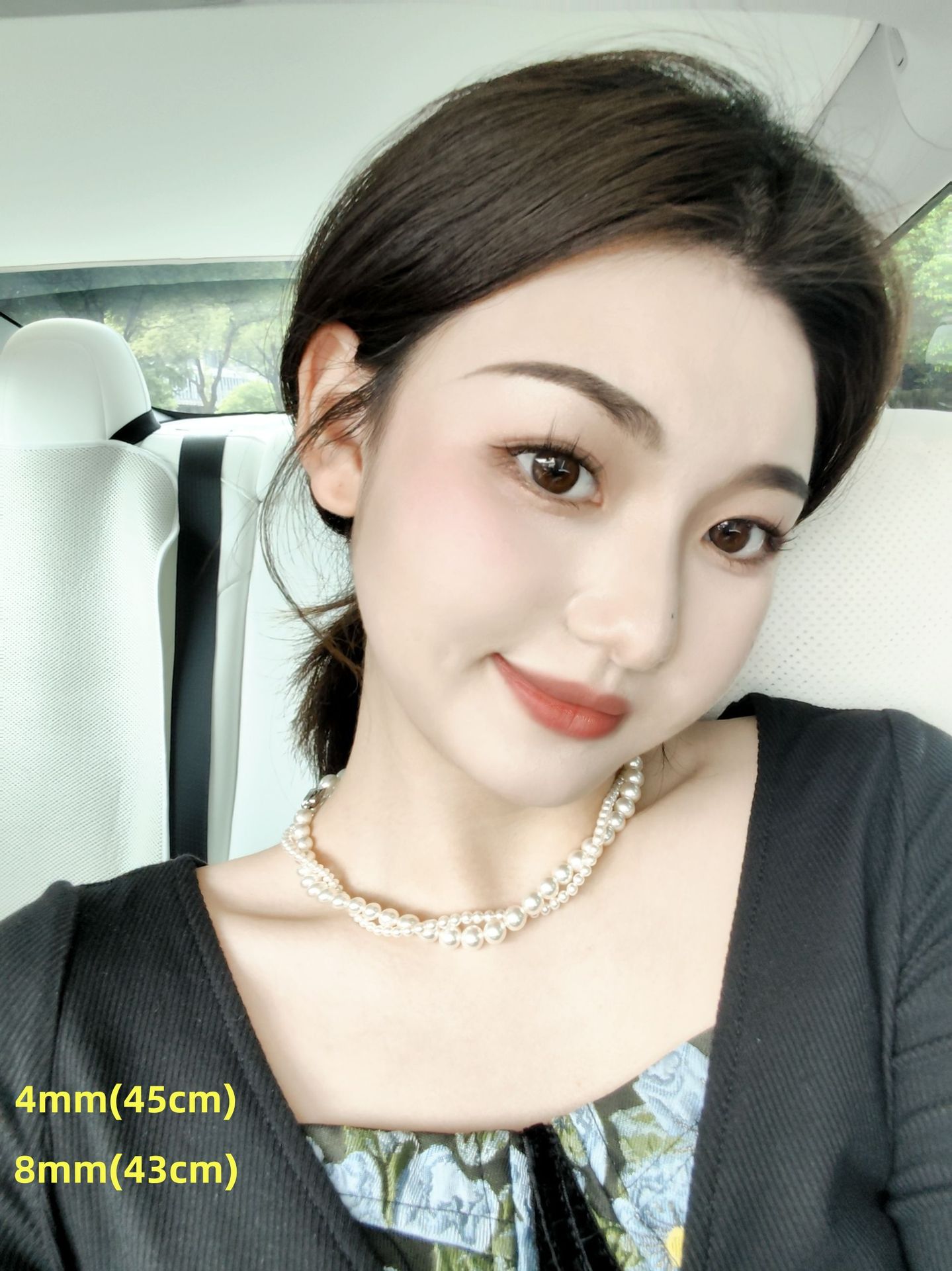 fever珍珠项链女饰品925元宝扣纯银锁骨链施家高级感轻奢小众颈链-阿里巴巴