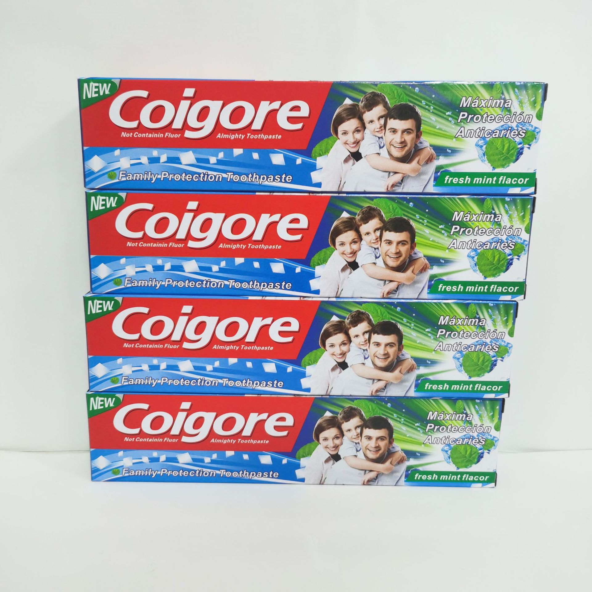 英文版coigore外贸出口100g薄荷去口气成人口腔护理牙膏批发美白-阿里巴巴