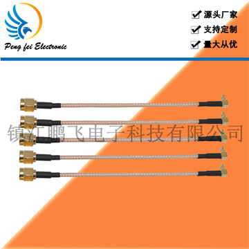 厂家供应SMA-J3-RG316-MMCX-JW3射频电缆组件SMA公转MMCX公转接线-阿里巴巴