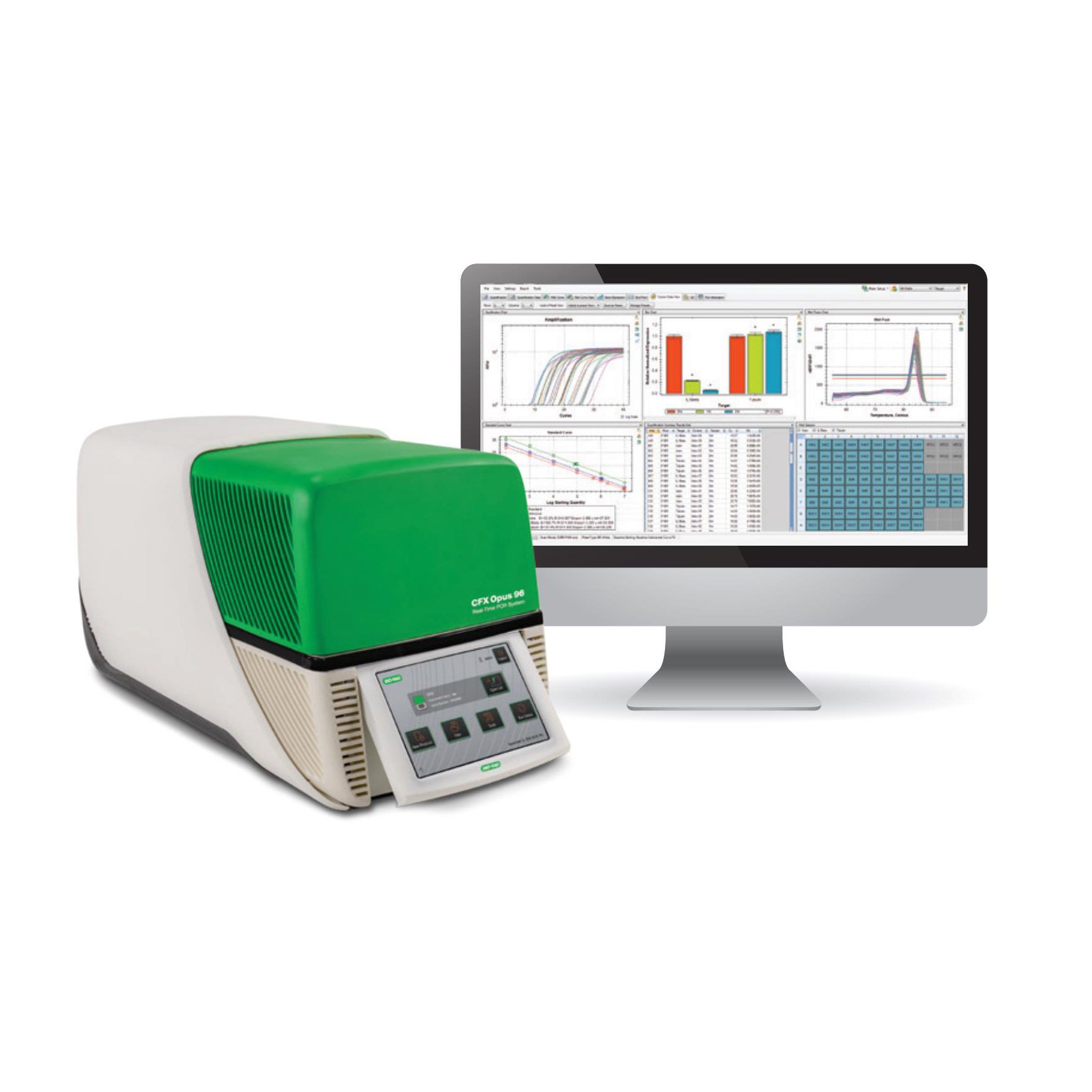 美国伯乐BIO-RAD CFX Opus 96 实时荧光定量 PCR 仪#12011319-阿里巴巴