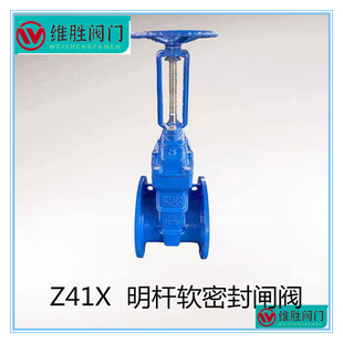 厂家供应明杆软密封闸阀Z41X-16Q DN200 QT450球墨铸铁法兰闸阀-阿里巴巴