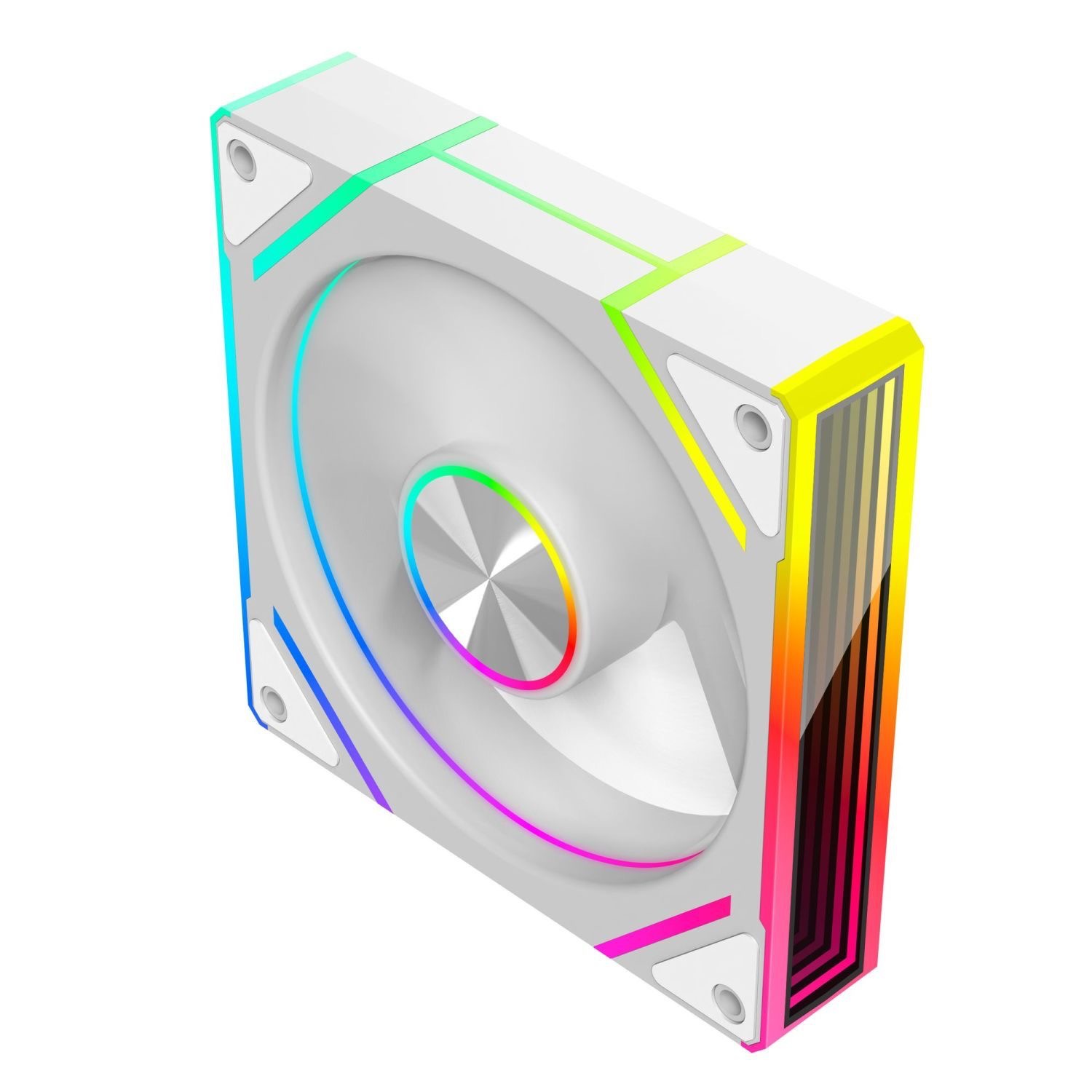 棱镜8pro散热风扇台式电脑静音ARGB+PWM智能温控CD纹发光机箱风扇-阿里巴巴