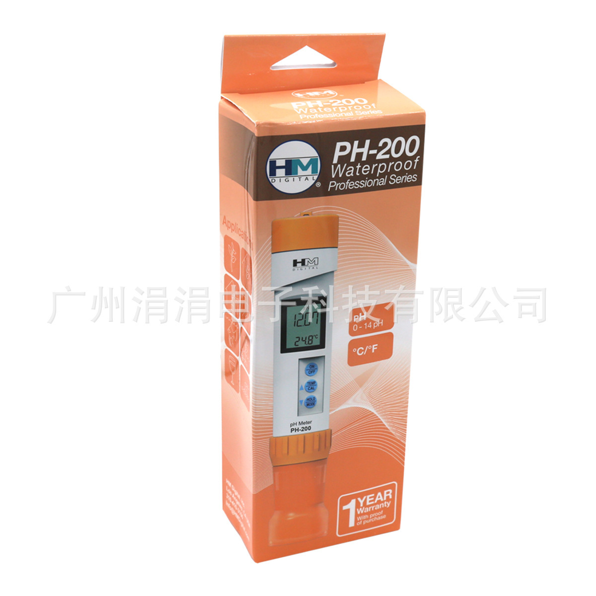 HM PH-200酸碱度测试笔ph精密水质检测仪纸ph200饮用水PH检测仪器-阿里巴巴