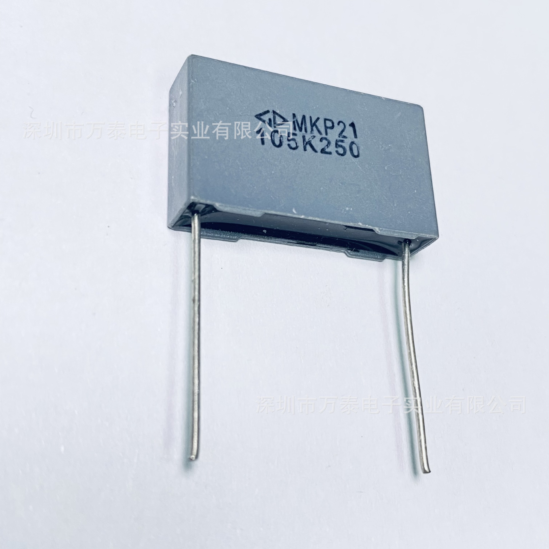 法拉 校正电容MKP21 250V105J 1UF 灰色 方块 盒式 薄膜 P=22.5MM-阿里巴巴