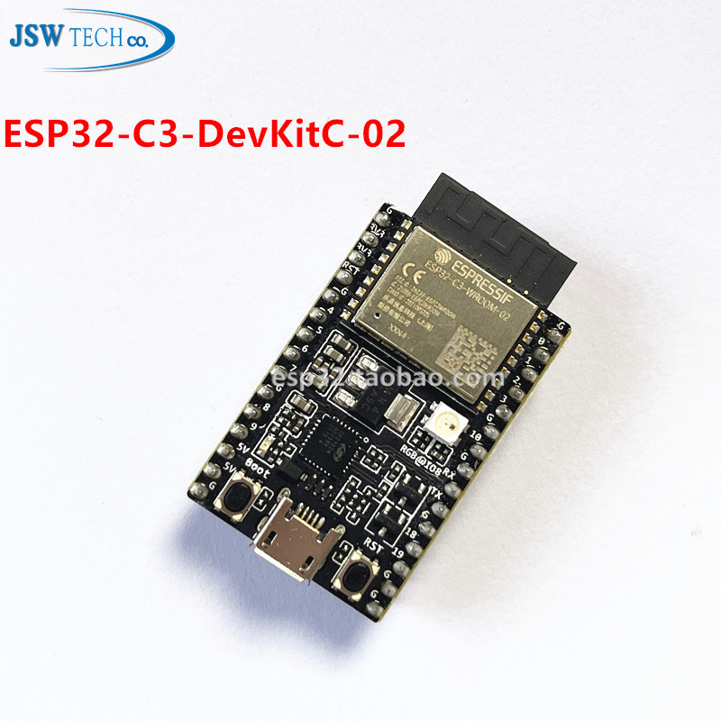 ESP32-C3-DevKitC-02乐鑫科技搭载ESP32-C3-WROOM-02模组-阿里巴巴