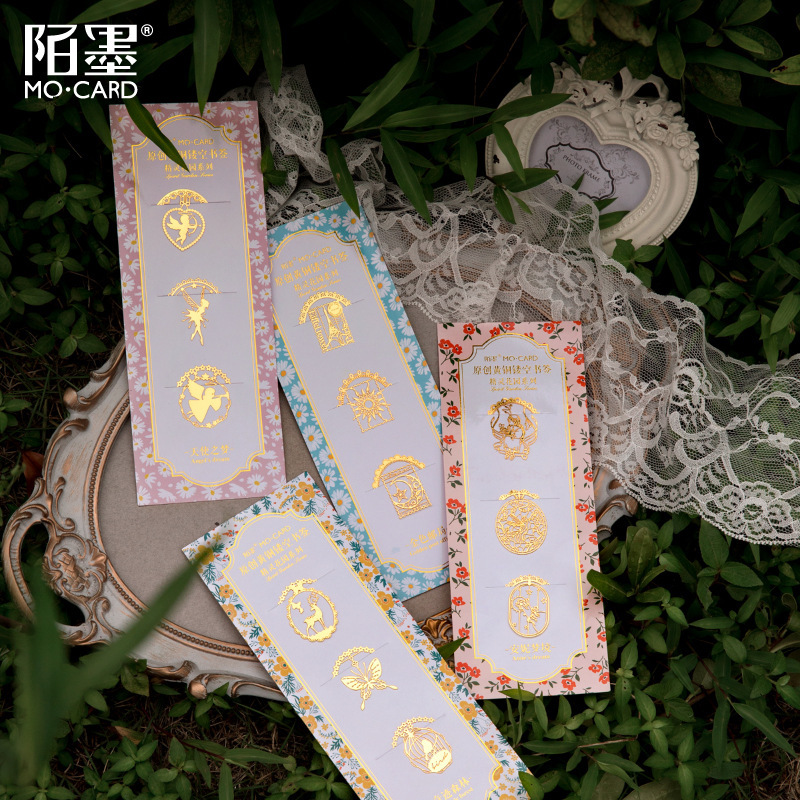 Buy Momo Brass openwork bookmark Elf Garden Series Simple openwork ...
