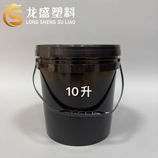 批发塑料化工桶 10升 10L 10kg白色乳胶漆涂料油墨机油美式化工桶-阿里巴巴