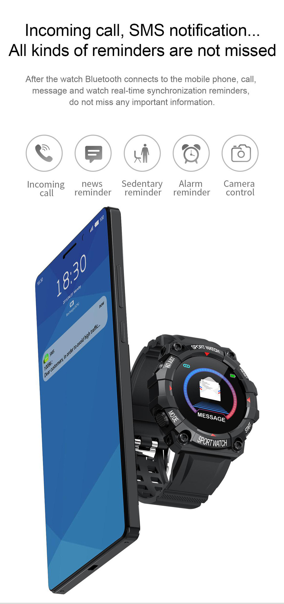 FD68S/Y56智能手表1.44圆屏心率血压睡眠遥控拍照智能手环源头工-阿里巴巴