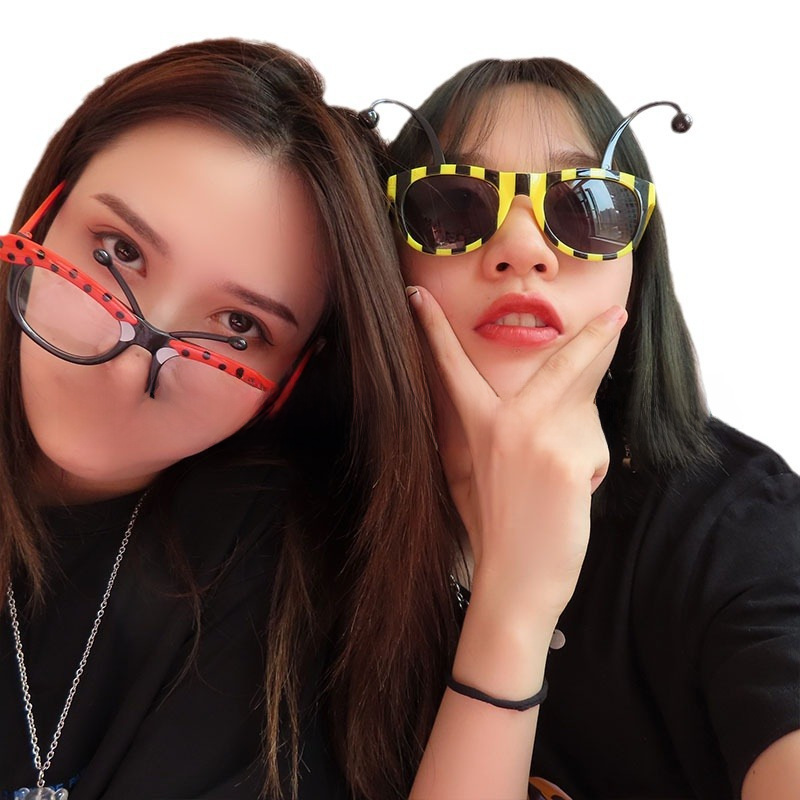 Creative Atmosphere Funny Sunglasses Bee Beetle Glasses Birthday Stage ...
