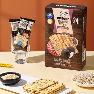 超友味KKBear黑松露火腿苏打饼干藜麦奇亚籽风味218g点心商超零食-阿里巴巴