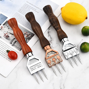 不锈钢凿冰器三叉冰锥 酒吧碎冰工具冰球削冰锥骷髅头三叉戟锥头-阿里巴巴