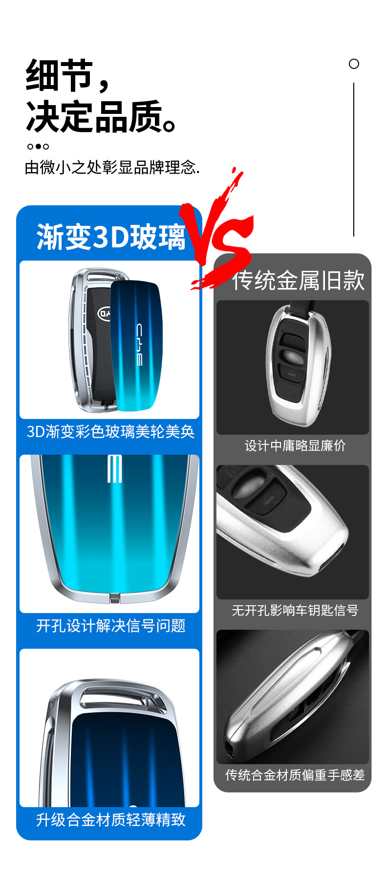 新款比亚迪汽车钥匙套唐宋秦元pro/plus汉dmi海豚e2合金钥匙套-阿里巴巴