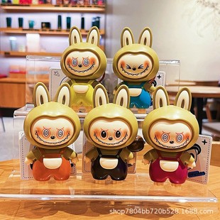 变脸Labubu钥匙扣可爱卡通儿童玩具情侣包包挂件娃娃机小礼品-阿里巴巴