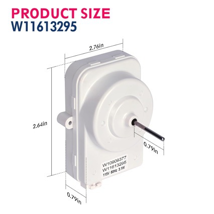 W11613295冰箱冷凝器风扇电机适用Kenmore惠而浦W10909377 120v-阿里巴巴