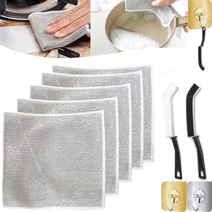 Multifunctional Non-Scratch Wire Dishcloth多功能厨房清洁套装-阿里巴巴